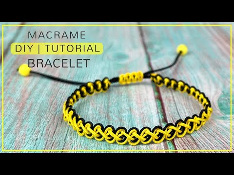 Handmade thread bracelet | DIY macrame bracelet step by step tutorial for beginners A093