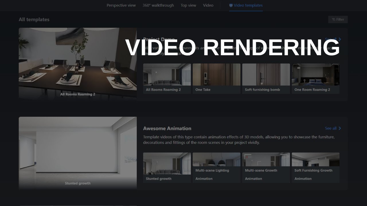 How to Render Video in Coohom