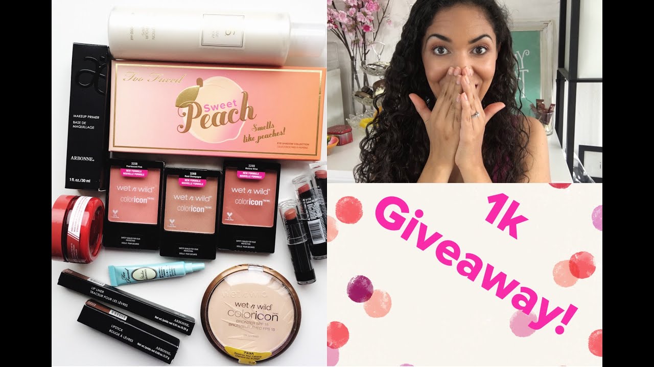*CLOSED* 1,000 Subscriber International Giveaway!! Over $300 worth of prizes!  4 winners!