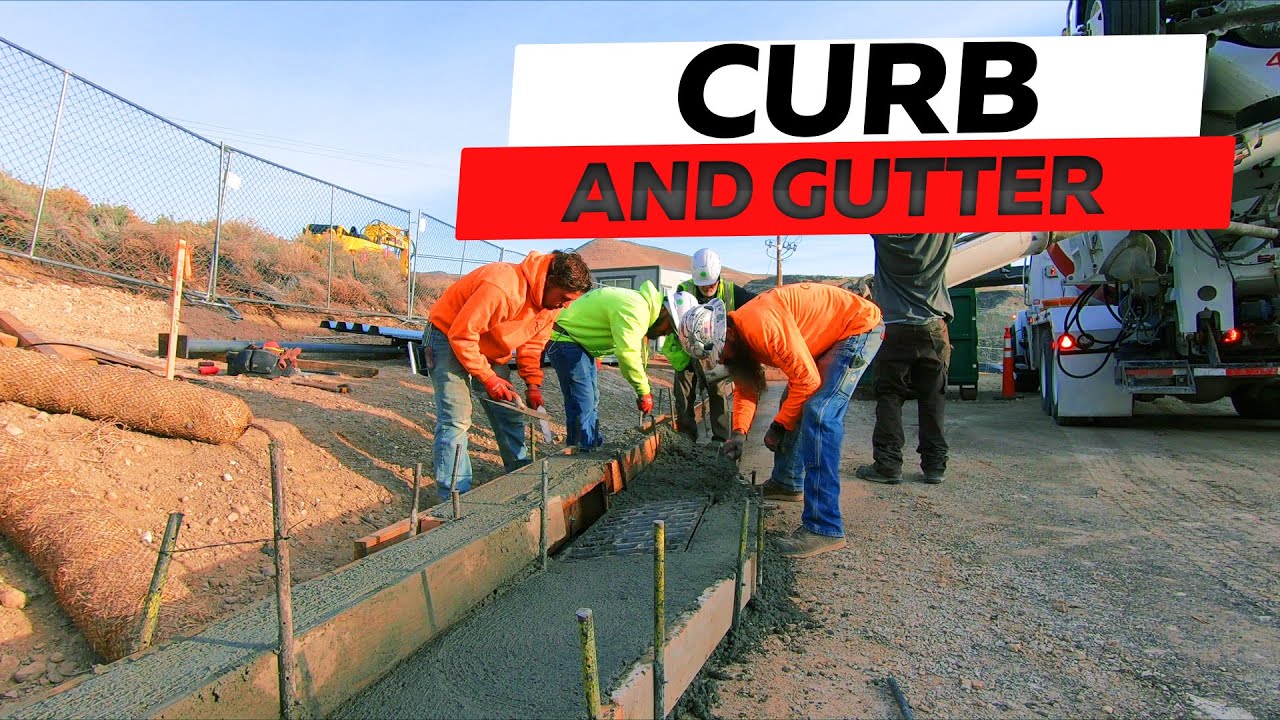How We Poured Curb & Gutter Like Pros – Smooth Finish Start to End