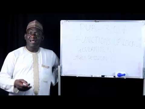 PUB 307 Functions of Local Government