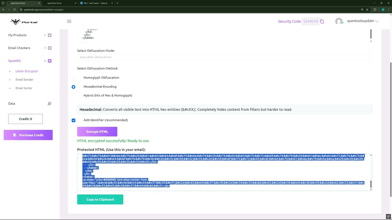 HTML letter encryptor 2025 - FREE
