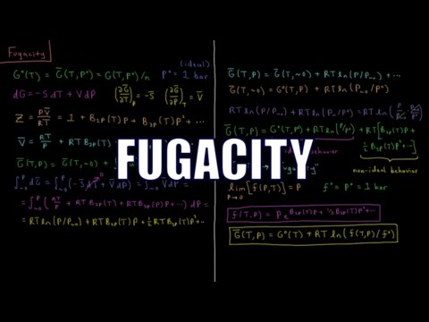Fugacity for Pure Gases Video Lecture - Civil Engineering (CE)