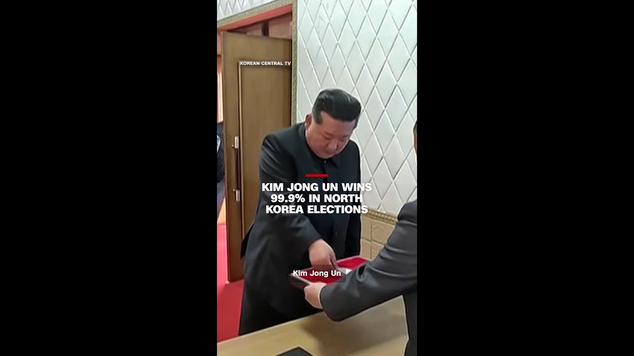 Kim Jong Un wins 99.9% in North Korea elections