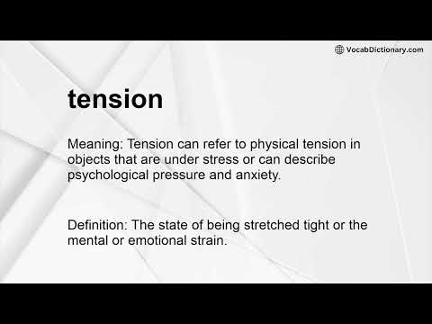 tension Meaning