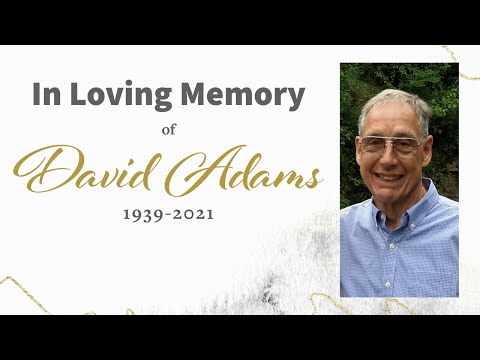 David Adams Memorial Service