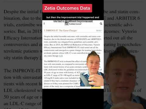 It's Zetia a good cholesterol medication? Zetia Outcomes Data?