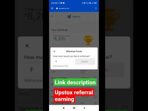#shorts_video upstox referral earning | daily earning 500 ruppee | earning app |1refar 500 , 1000