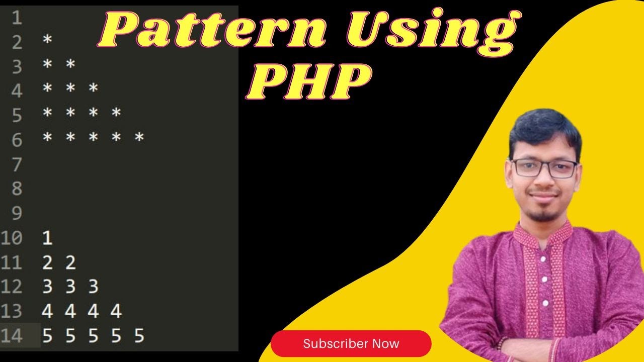 PHP Pattern Program || part 1