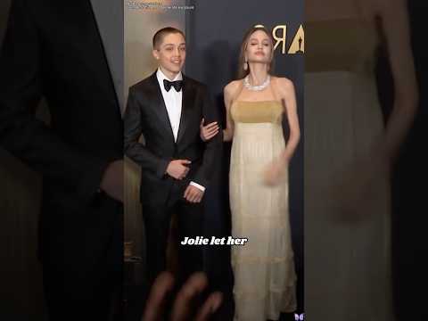 Angelina Jolie let her son change his last name like her daughter#angelinajolieedit #shorts