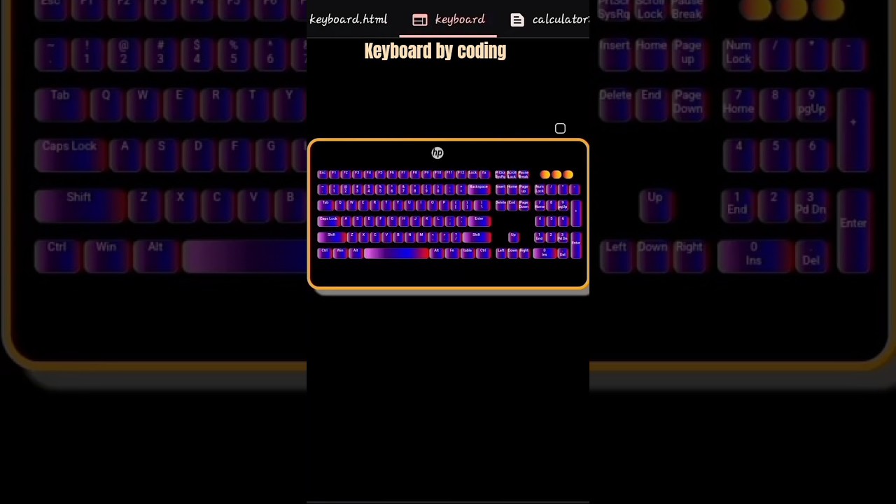 keyboard made by coding #coder #designers #developer #shorts #shortvideo