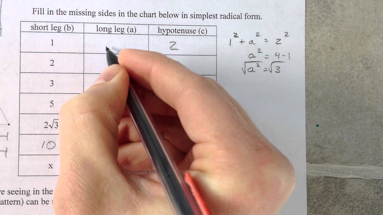 7-3 Special Triangles