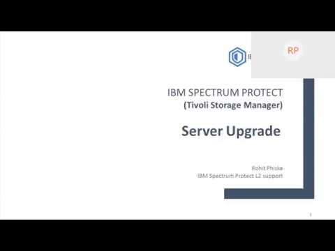 Spectrum Protect Server Upgrade