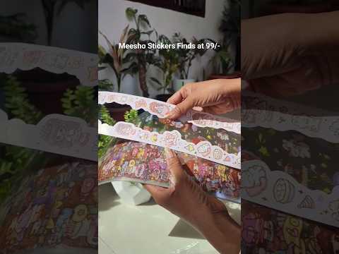 Meesho Amazing Stickers Haul | Stationary | Stickers #anime #stickers #k_anshaz #meesho #meeshohaul