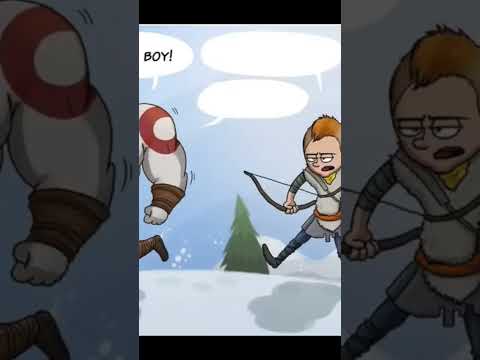 Kratos names his child 😂#gow#kratos#godofwar #memes#funny