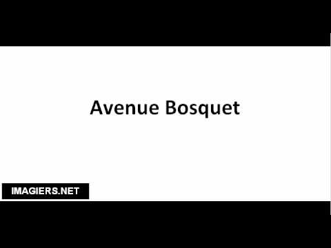 How to pronounce Avenue Bosquet