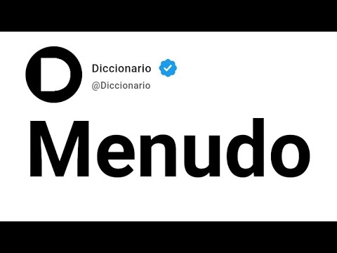 Menudo Significado En Español