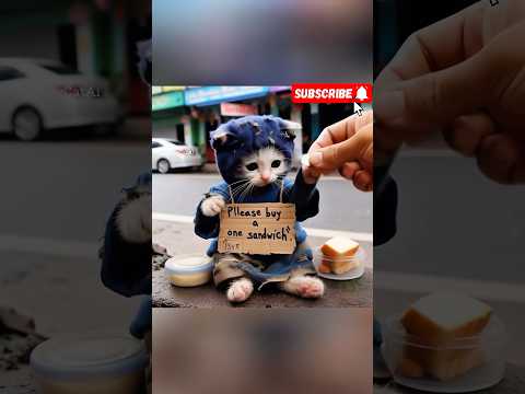 Poor cat 🐱 Mocked for the Broken laptop 😥😥 | #cute #poorcat #ai #shorts