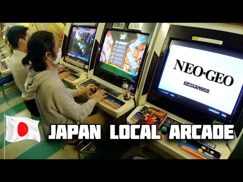 Old Local JAPANESE ARCADE Loves Fighting Games! │ Q3BOX ARCADE in Nagoya, Japan