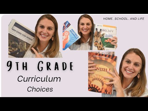 9TH GRADE HIGH SCHOOL CURRICULUM CHOICES || WHAT WE ARE USING FOR THE 2024-2025 SCHOOL YEAR