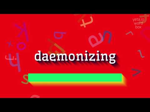 How to say "daemonizing"! (High Quality Voices)