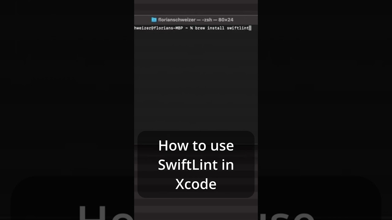 SwiftLint in Xcode #shorts #swiftui #learnswiftui #xcode #appledeveloper