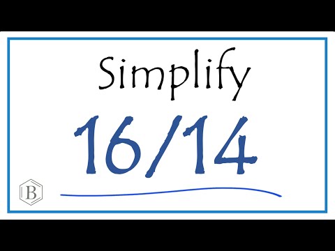 How to Simplify the Fraction 16/14 (and as a Mixed Fraction)