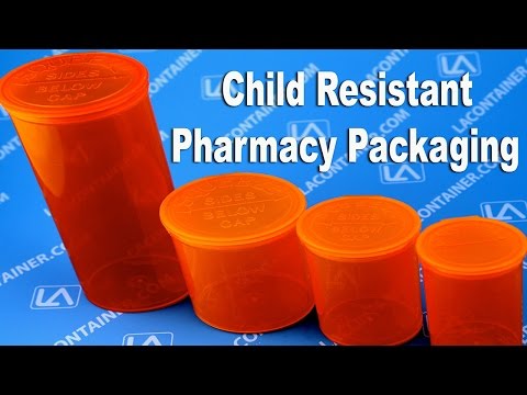 Child Resistant Pharmacy Packaging