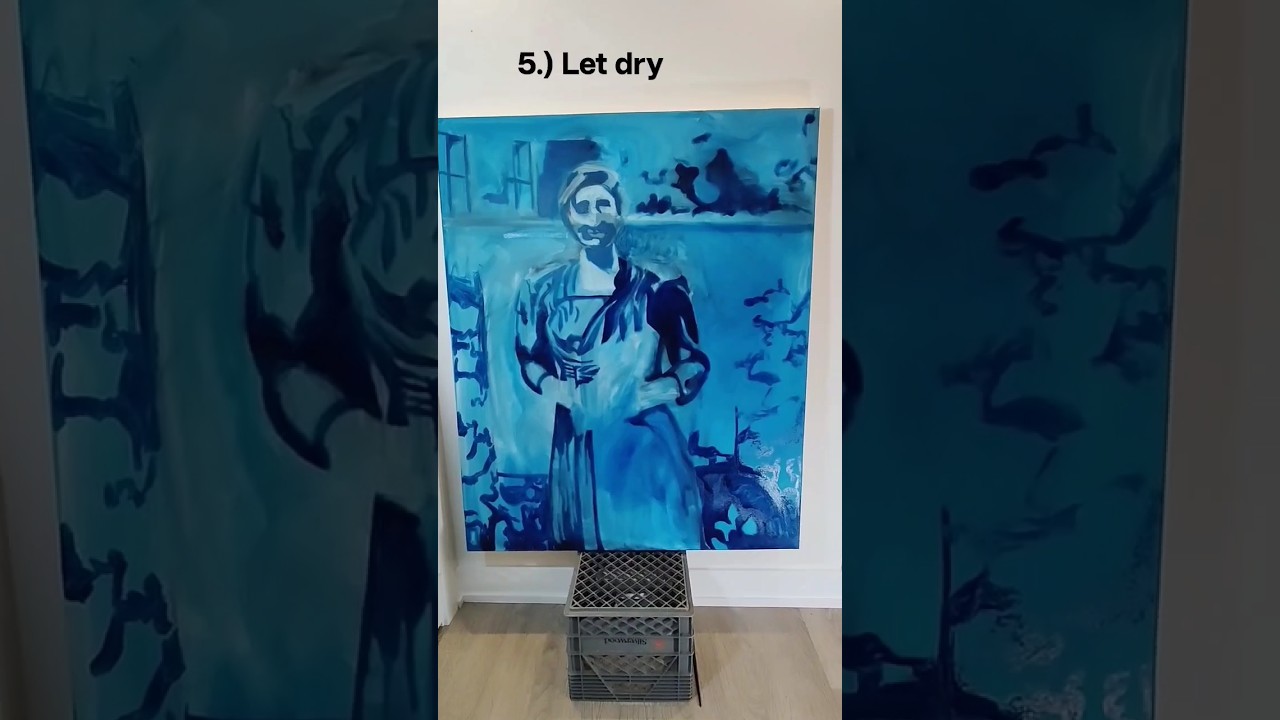 How I start my oil paintings - I always start with an underpainting #oilpainting #painting #art