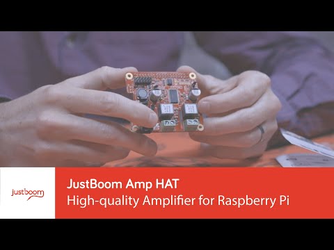 JustBoom Amp HAT - High-quality Amplifier for Raspberry Pi