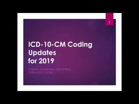 ICD 10 CM Update For 2019