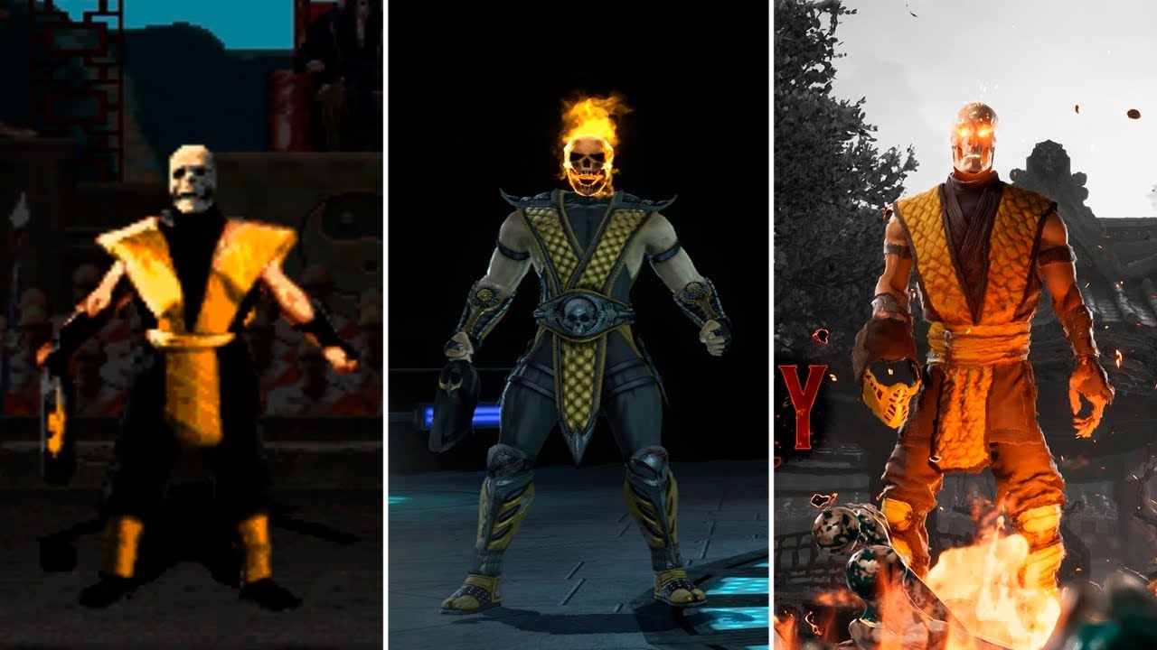 Evolution of Scorpion's Fatalities (1992-2025)