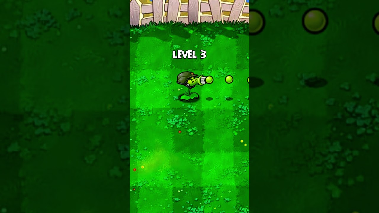 Gatling Pea Evolution (PVZ) #pvz