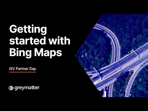 Getting started with Bing Maps