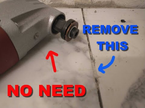 How to remove Thinset Mortar or Grout between Tiles without special tool