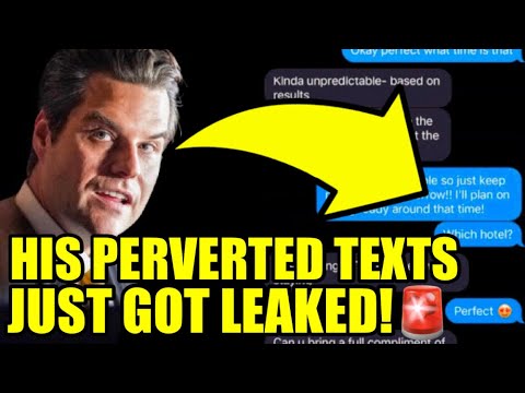 Congress RELEASES Matt Gaetz’s Perverted TEXT MESSAGES | weehingthong