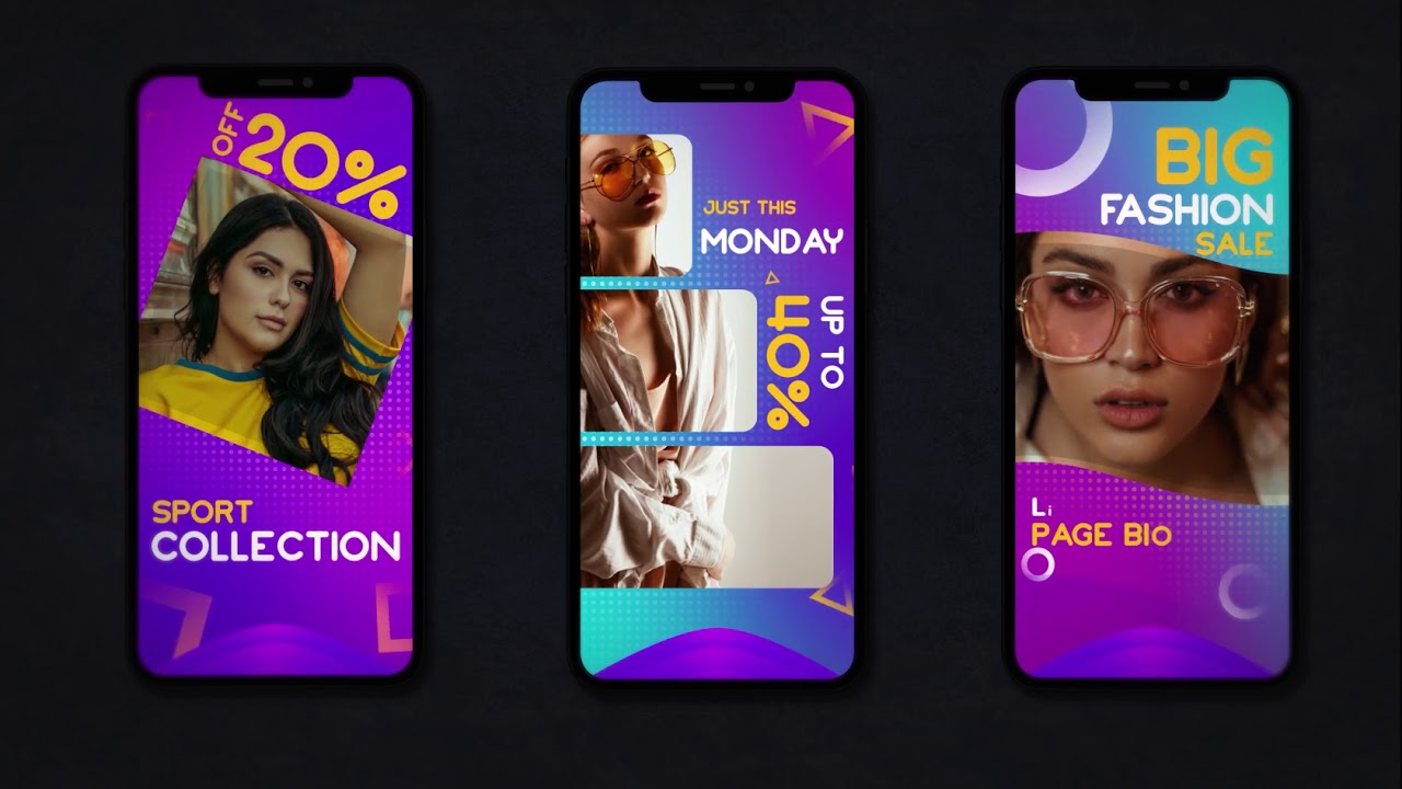 Booming Instagram Story After Effects Template