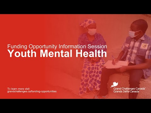 Funding Opportunity Information Session: Youth Mental Health
