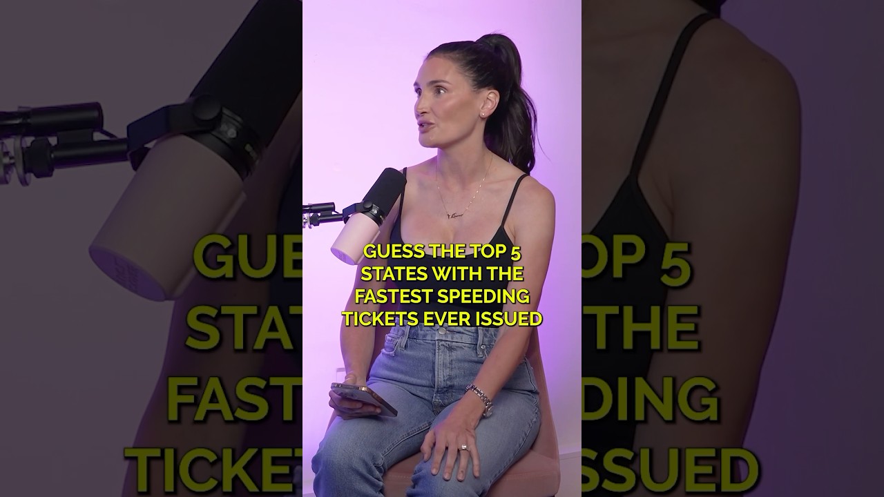 GUESS THE TOP 5 STATES WITH THE HIGHEST SPEEDING TICKETS EVER ISSUED‼️#list #top10 #fyp #top5 #car