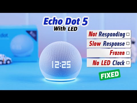 Echo Dot with Clock Not Responding? - Fix Frozen Alexa that Not Working!