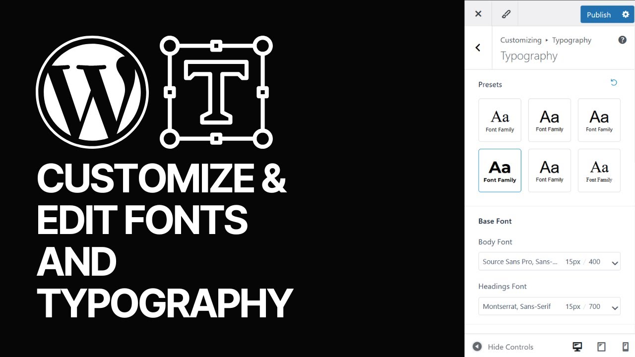 How To Customize Edit Fonts and Typography in Astra WordPress Theme