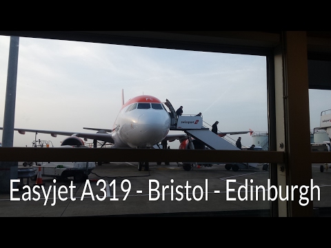 Easyjet A319 - Bristol to Edinburgh - Full Flight