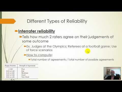 Reliability in Statistics: Calculating test-retest & interrater reliability in Excel: Ch 6