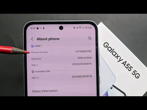 How to See your Phone Number on Samsung Galaxy A55 5G / A35
