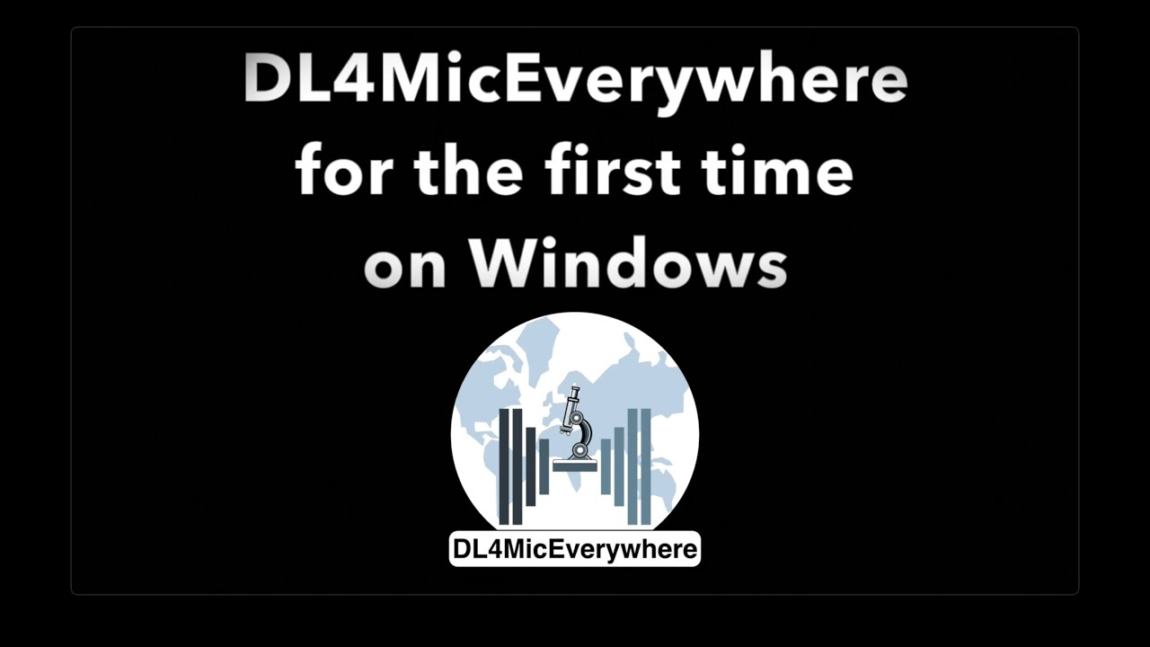 Run DL4MicEverywhere for the first time in Windows