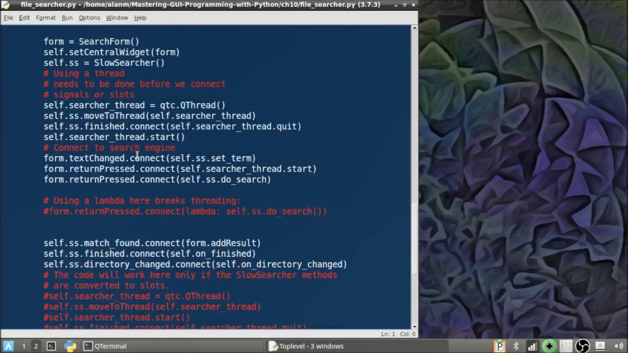 Mastering GUI Programming with Python | 10. Multithreading with QTimer and QThread