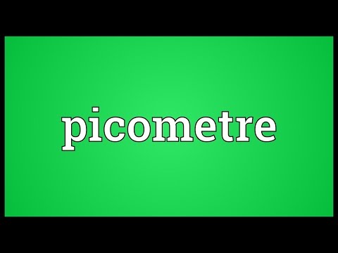 Picometre Meaning