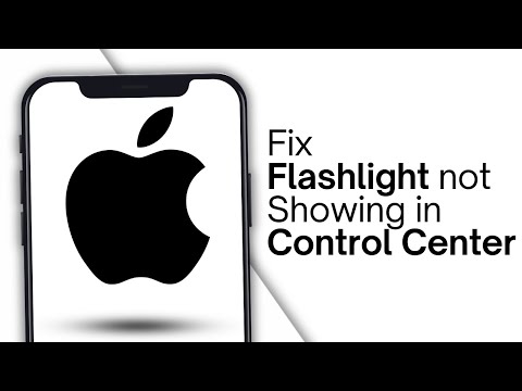 How to Fix Flashlight Missing in iPhone Control Center - Quick and Easy Guide!