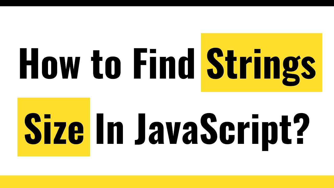 ✅ JavaScript String Length | How to Find String Length in JavaScript using the length property?