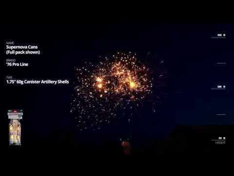 Supernova Cans - 76 Pro Line Artillery Shells
